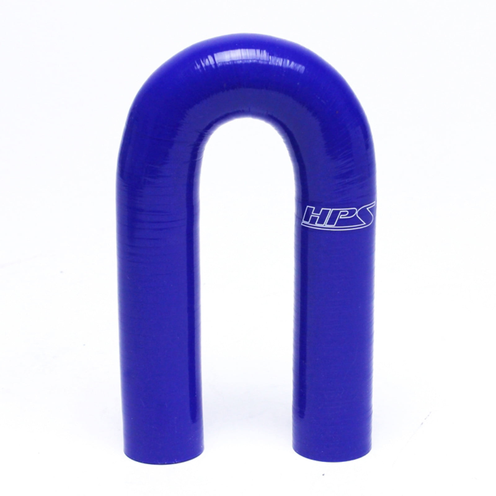 HPS 3/4" ID High Temp 4-ply Reinforced Silicone 180 Degree U Bend Elbow Coupler Hose Blue (19mm ...