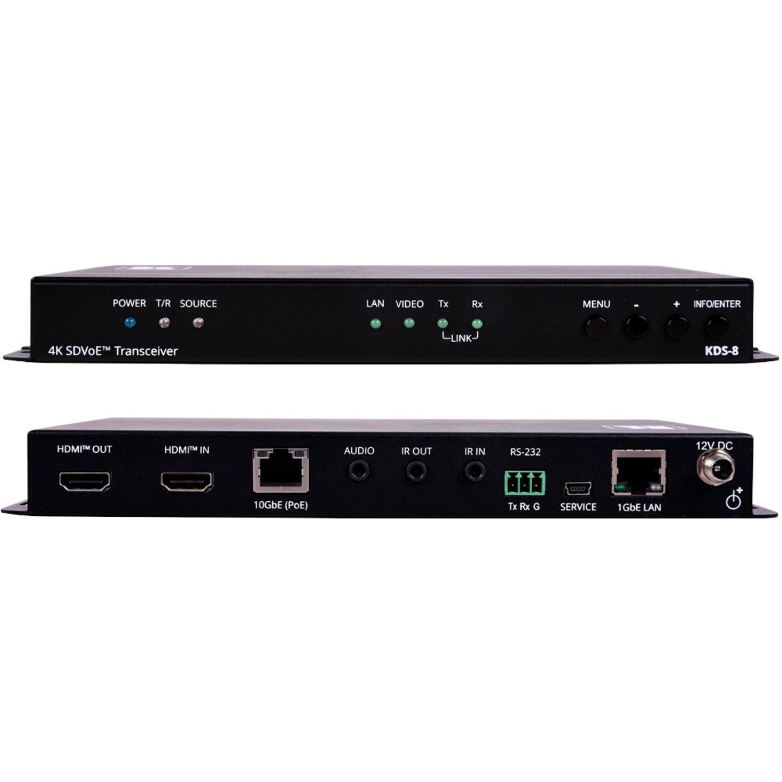 Kramer KDS-8 Zero Latency 4K HDR SDVoE Video Streaming Transceiver over ...