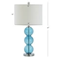 JONATHAN Y JYL1070C-SET2 Bella 27" Glass Triple-Sphere LED Table Lamp ...