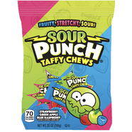 Cry Baby Sour Chews, Extra Sour Candy, 5 Flavors, 7 oz Bag - Pack of 8 ...
