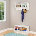 Prepac Monterey Stackable 2-Bin Storage Cubby, White - Walmart.com