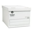 Business Source, BSN32450, Quick Setup Medium-Duty Storage Box, 12 ...