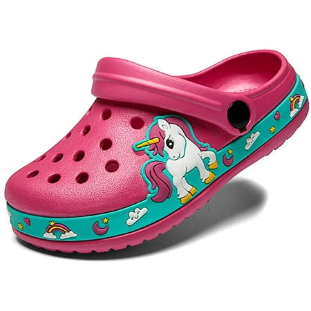 Little Kids Clogs Cute Cartoon Boys Girls Garden Clogs Toddlers Non ...