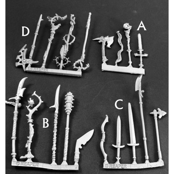 Fantasy Weapons Pack Miniature 25mm Heroic Scale Dark Heaven Legends ...