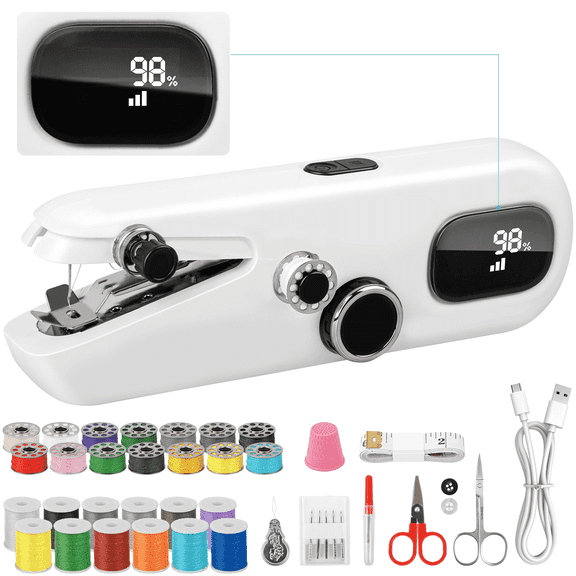 UNTIMATY Beginner Mini Sewing Machine, Dual Speed, Portable, Extension ...