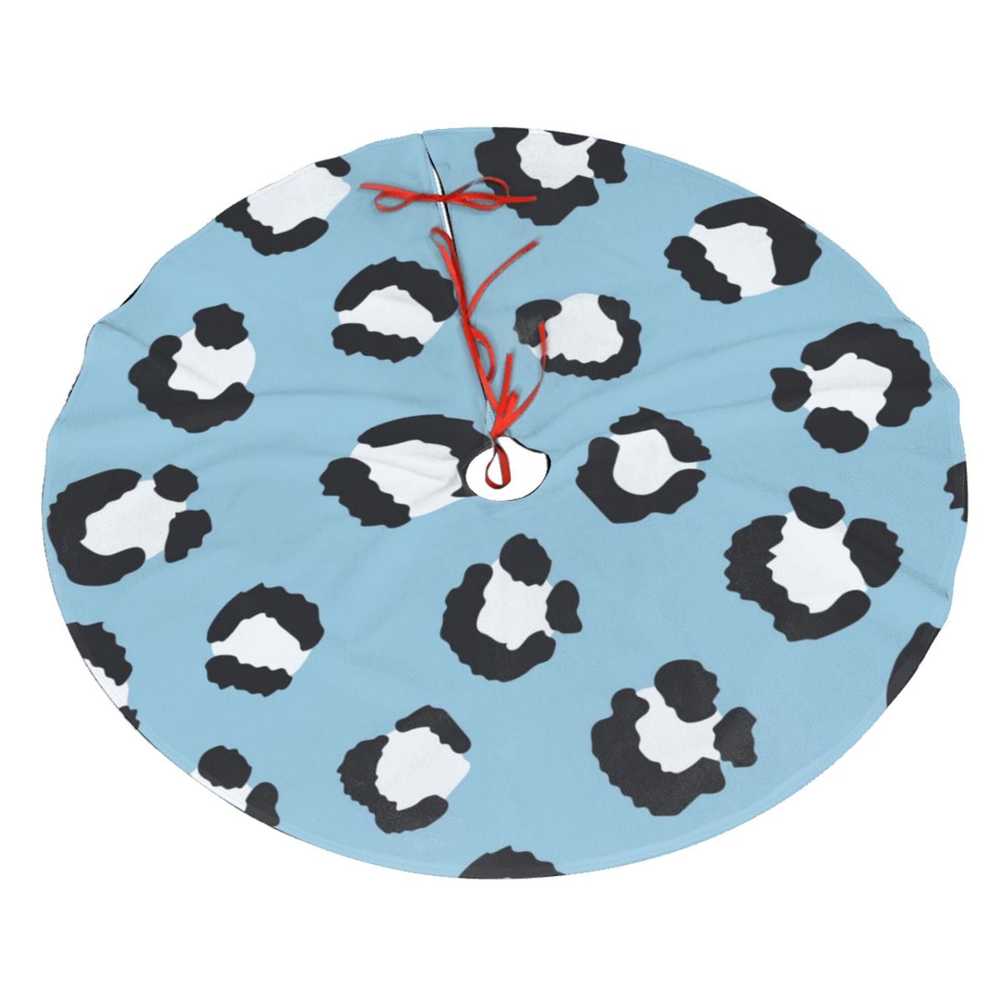 XMXY Halloween Christmas Tree Skirt, Camouflage Blue Leopard XMXY Halloween Christmas Tree Skirt, Camouflage Blue Leopard