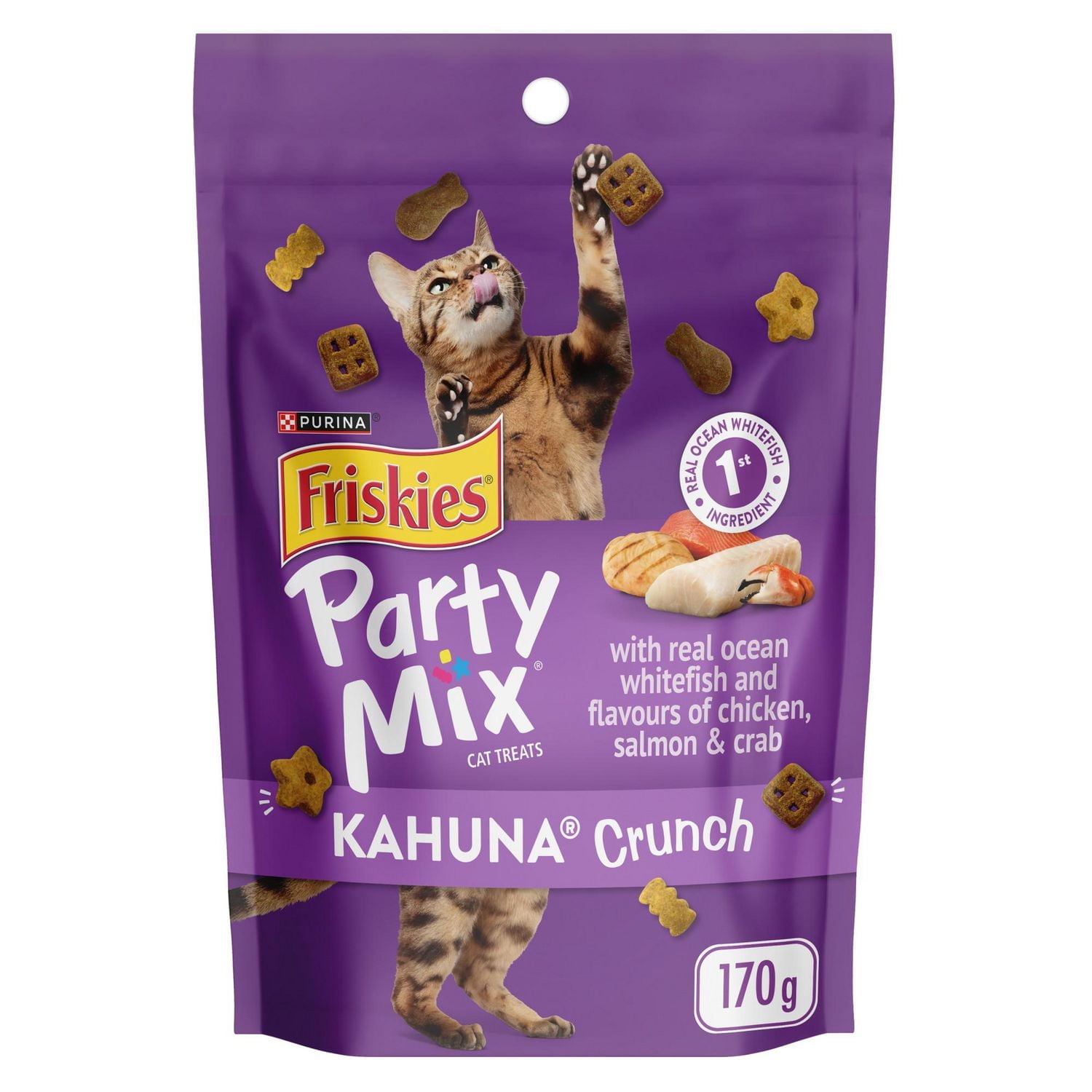 Click here for Friskies Party Mix Kahuna Crunch  Cat Treats 170g... prices
