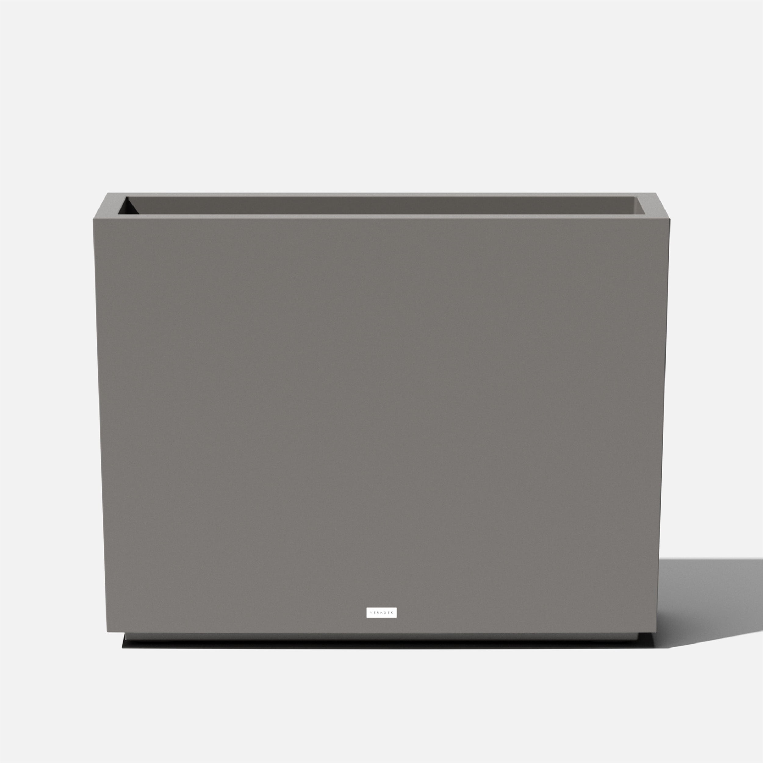 Veradek Block Series Span Medium Plastic Planter - Gray - Walmart.ca