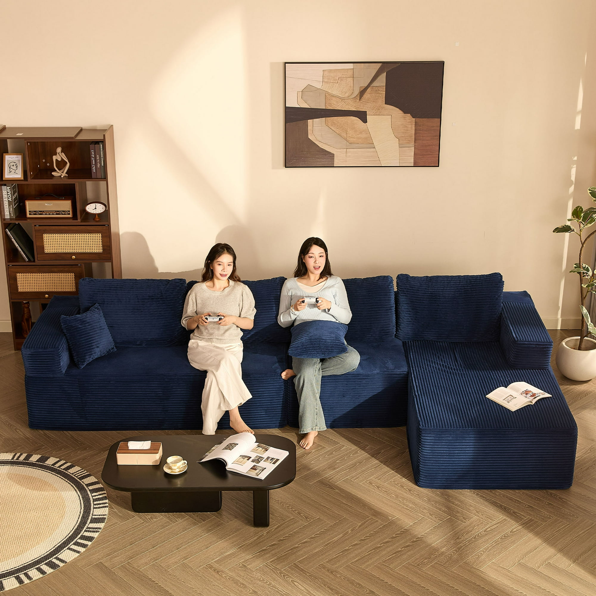 Click here for Bigsyy 138 Boneless Couch With Deep Seat  Modular... prices