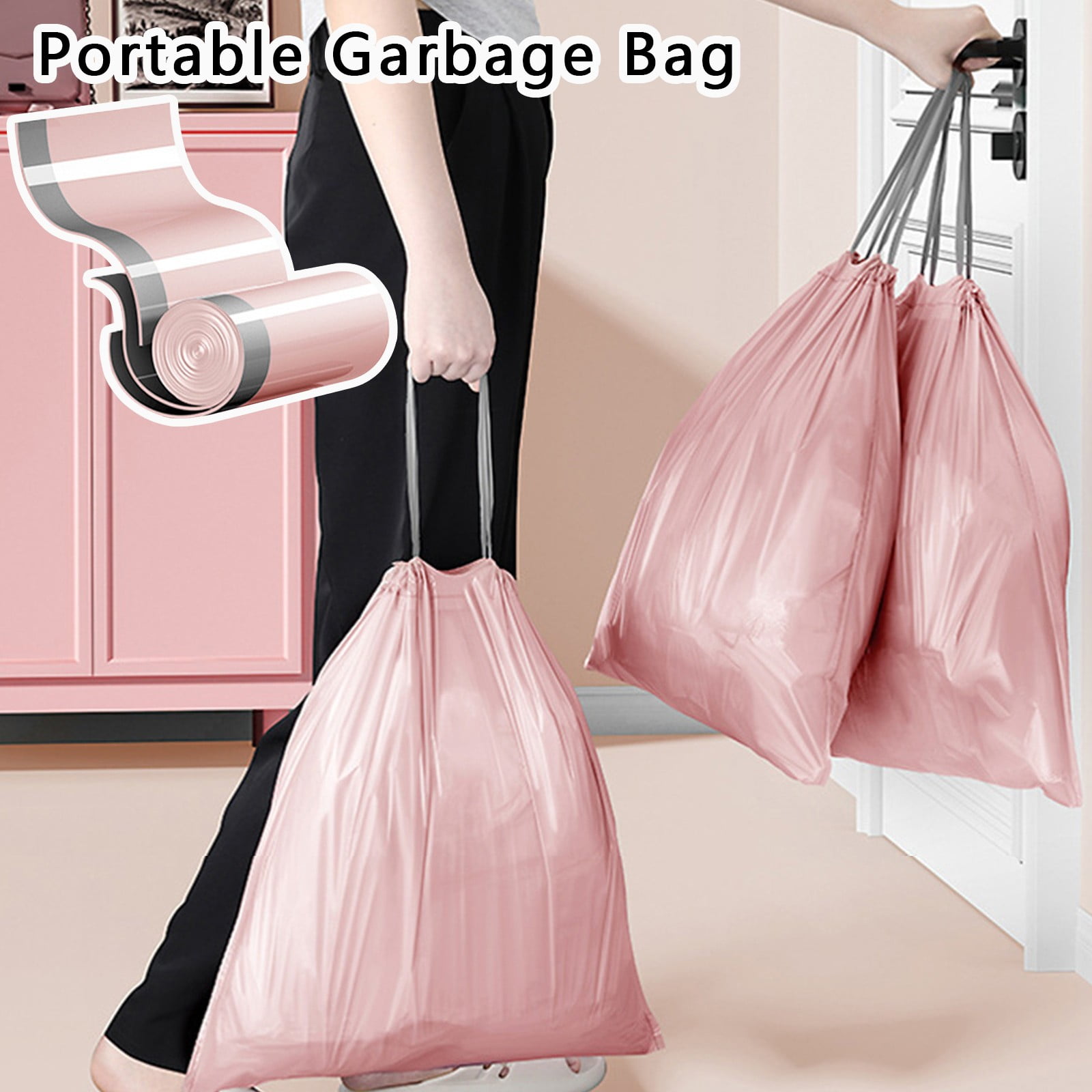 Click here for Feolixe Portable Trash Bag Strong Leakage Small Ga... prices