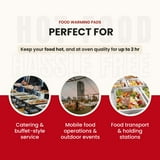 (Pack of 6) heats LAVA GEL Flameless Food Warming Pads – Full Size 17 x ...