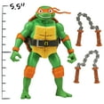 Playmates Toys TMNT Teenage Mutant Mayhem Michelangelo Deluxe Action ...