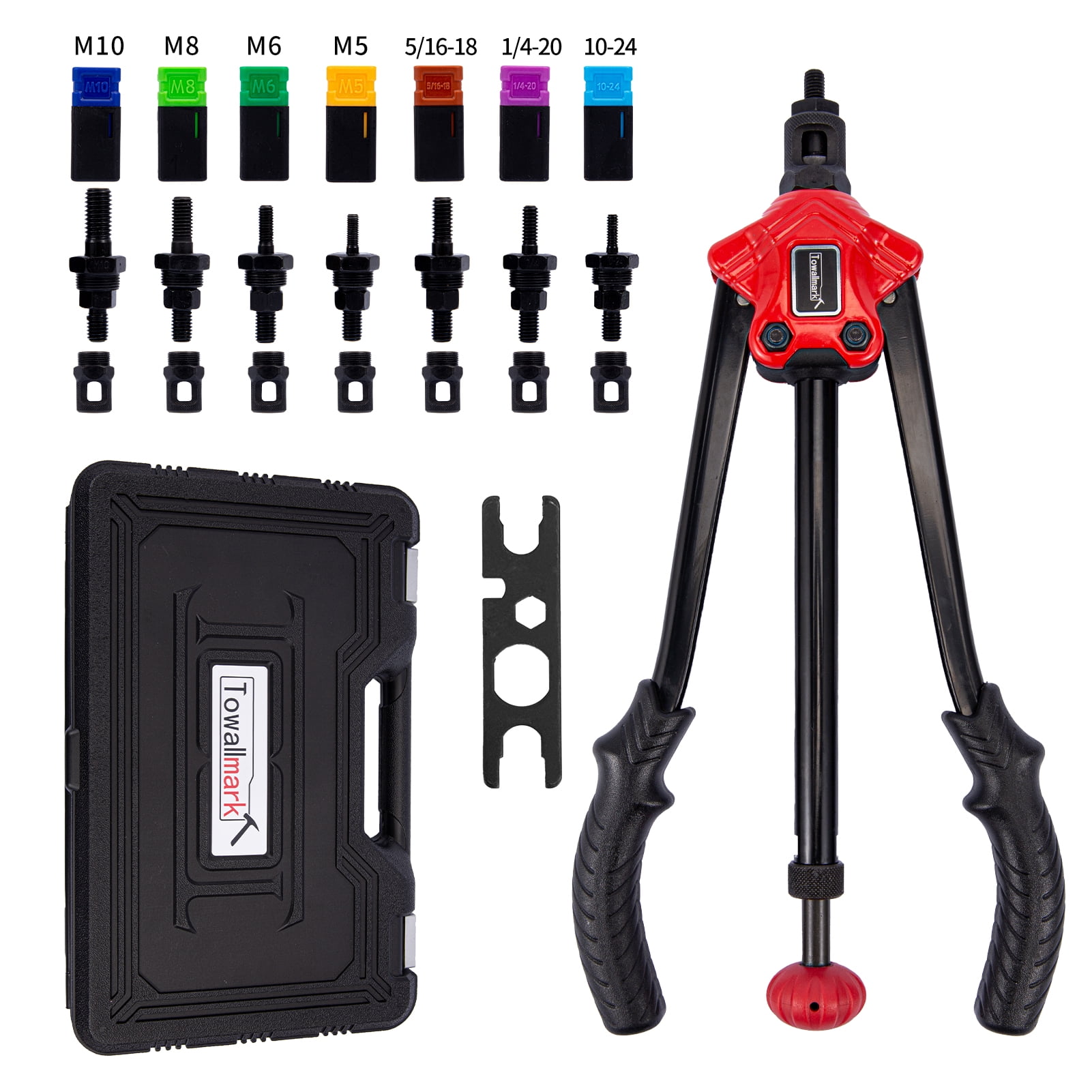 DSstyles Hand Riveter, 14 inch Rivet Machine Riveting Tools BT610 (M10 ...