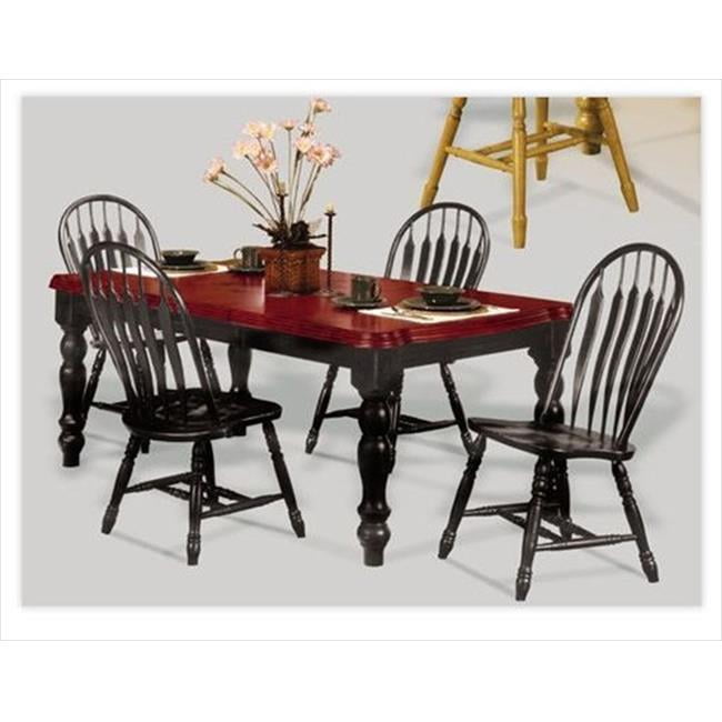 Sunset Trading 5 Piece Extension Dining Set with Comfort Back Chairs ...