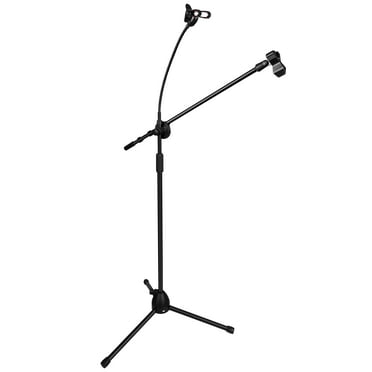 CAHAYA Adjustable Boom Arm Tripod Microphone Stand with Carrying Bag ...