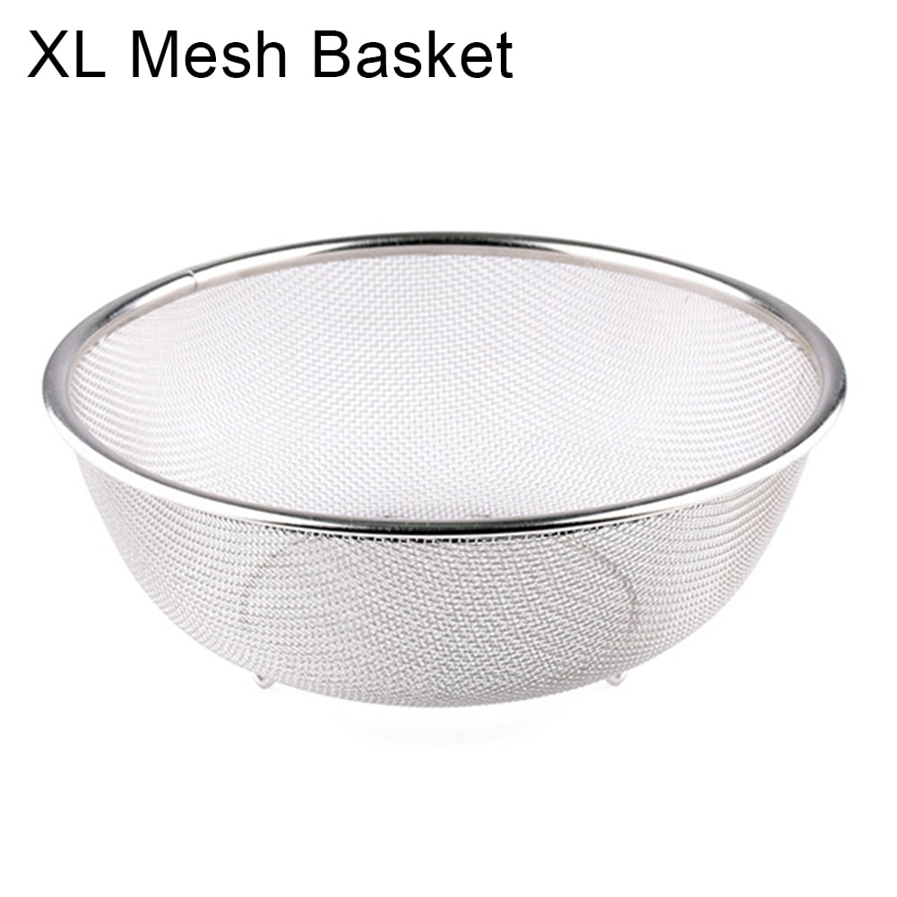 Papaba Strainer Basket,Stainless Steel Drain Mesh Basket Strainer Bowl ...