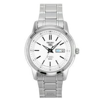 Seiko Men's Series 5 Silver Dial Watch - SNKN09J1 - Walmart.com