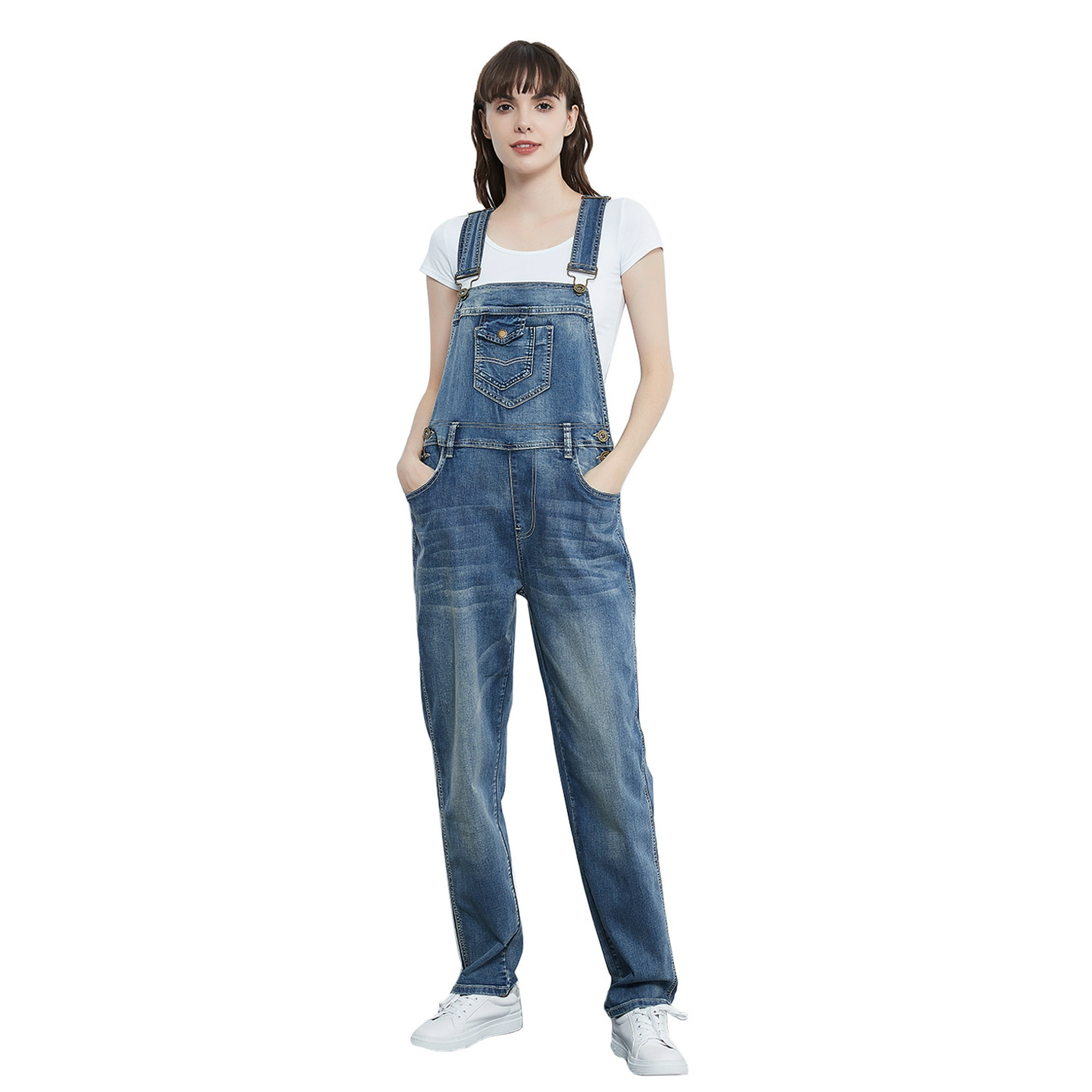 Click here for Feinuhan Womens Vintage Denim Overalls  Indigo  Xx... prices