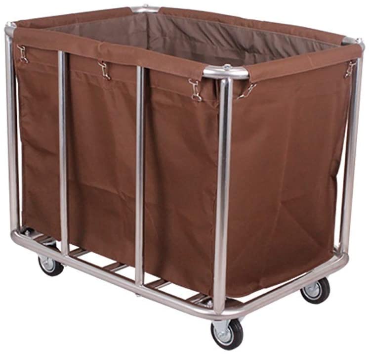 Movable Trolleys, Household Serving Cart Heavy-Duty Laundry Sorter ...
