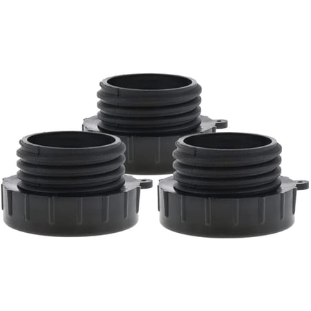 3pcs IBC Fine Threads Drain Adapter IBC Tote Tank Cap IBC Tote 2in ...