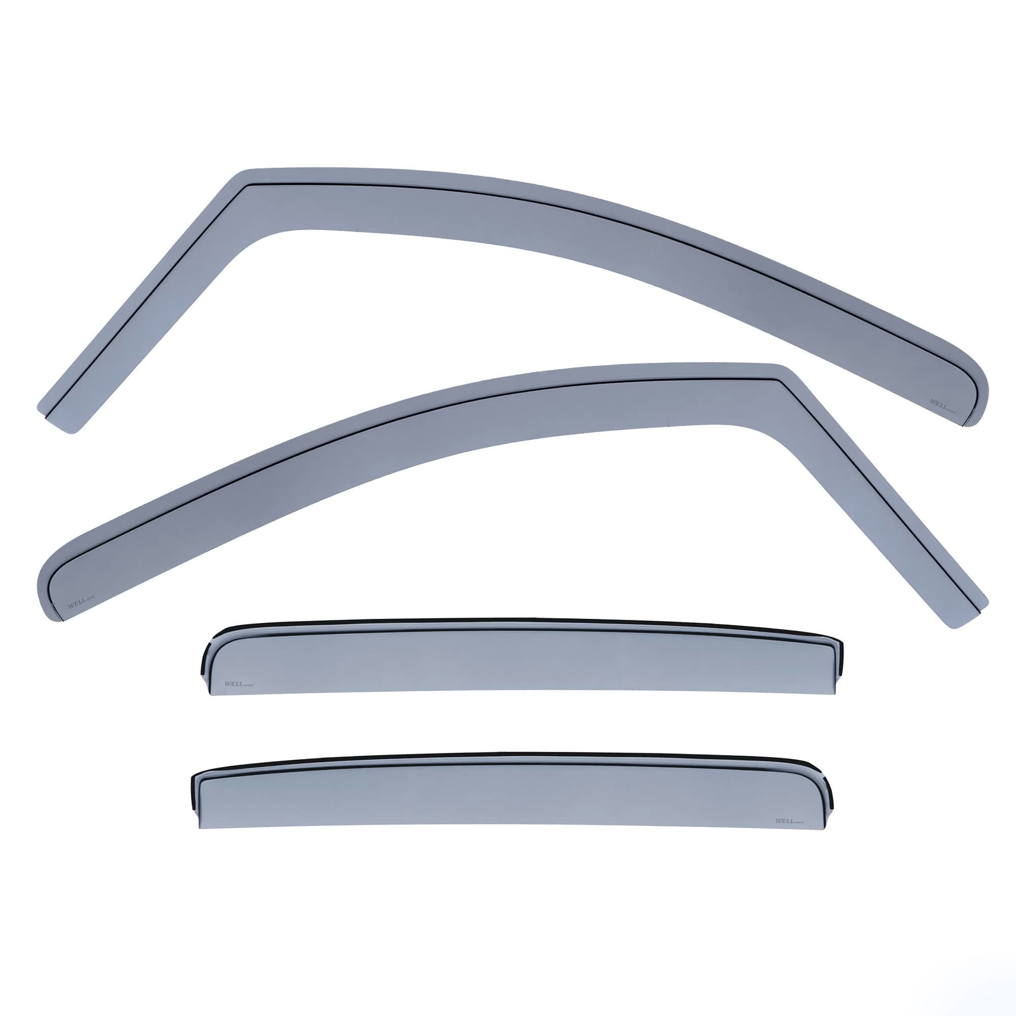 Wellvisors In-Channel Window Visors Wind Deflector Front and Rear for ...