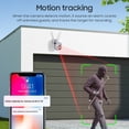Momihoom WiFi PTZ Indoor Security Camera with 1080P HD, Motion Tracking ...