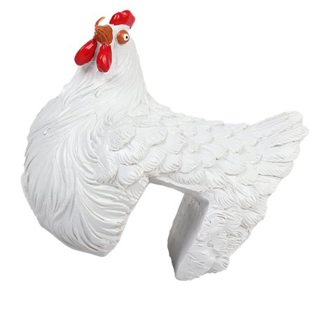 Chicken Figure Garden Hem Ornament Resin figure; resin chicken Chicken ...