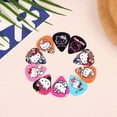 10Pcs Kawaii Sanrio Guitar Picks Hello Kitty Electric Smooth Bass ...