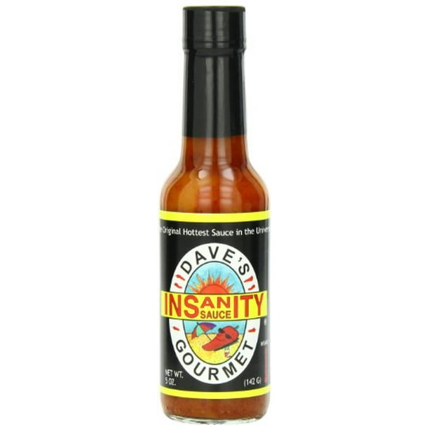 Dave's Gourmet Insanity Hot Sauce, The Original Hottest Sauce in the ...