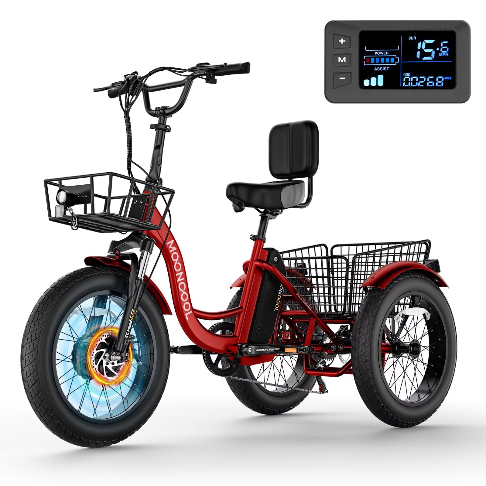 Click here for Lilypelle Electric Tricycle For Adults  20 X 4 Fat... prices