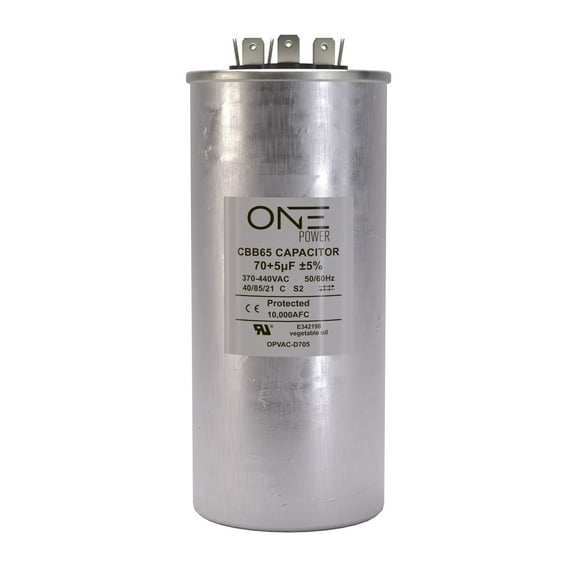 10uF/MFD 370V or 440V Dual Run Start Round A/C Capacitor CBB65B Air ...