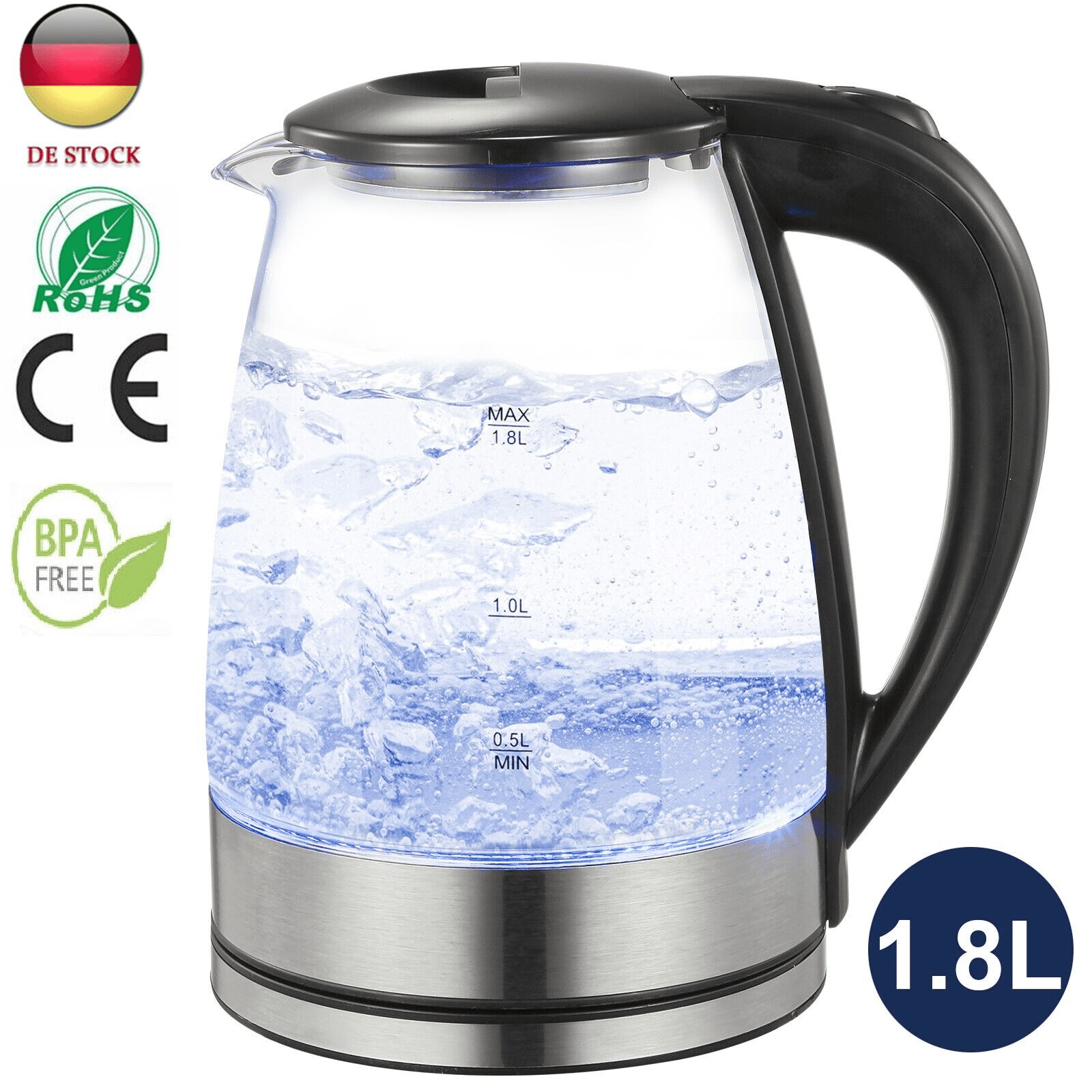 Click here for Dutchman Stainless Steel Cordless Electric Kettle... prices
