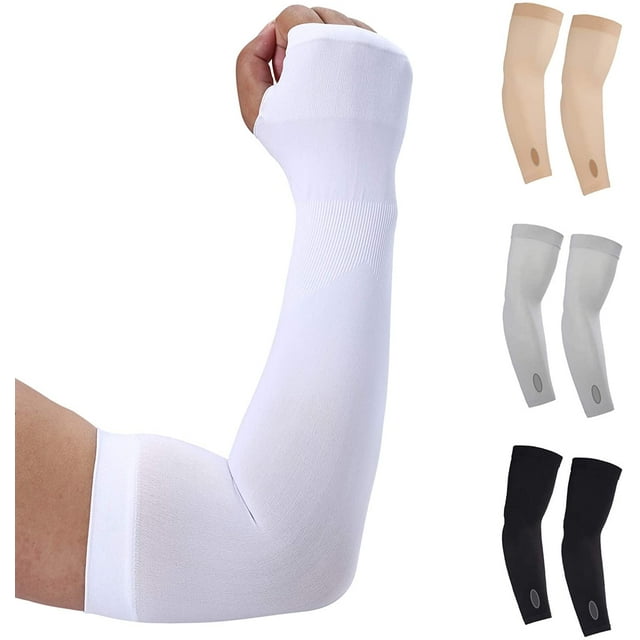 UPF 50 Compression Arm Sleeves for Men/Women/Students - Walmart.com