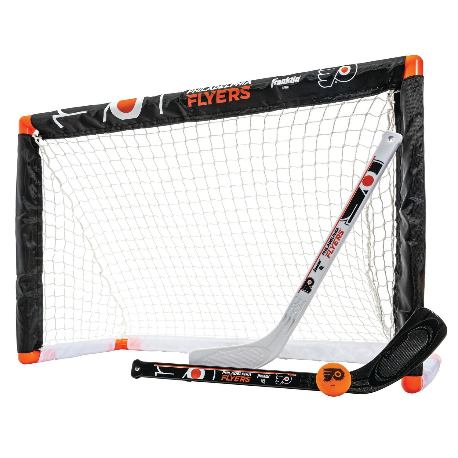 Click here for Franklin Sports Nhl Flyers Mini Hockey Set - Kids... prices