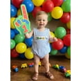BemeyourBBs Baby Boy First Birthday Outfit Striped Bubble Romper ...