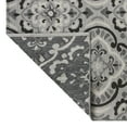 Better Homes & Gardens 5'x7' Black and White Medallion Outdoor Rug ...