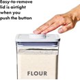 Airtight Dry Food Storage Canister Set, Stackable Baking Ingredient ...