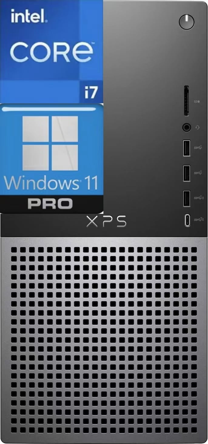 New Dell XPS 8950 Desktop,i7-12700,8GB DDR5 RAM,512GB SSD,Intel UHD 770 ...