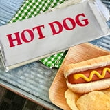 [250 Pack] Hot Dog Foil Wrapper Bags - 3.5x1.5x9” Classic Printed ...