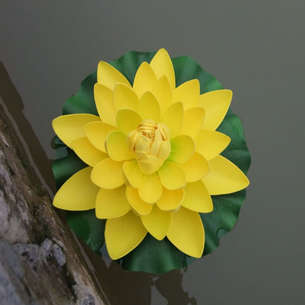 18CM Artificial Floating Lotus Shape Water Surface Decorartion for Pool ...