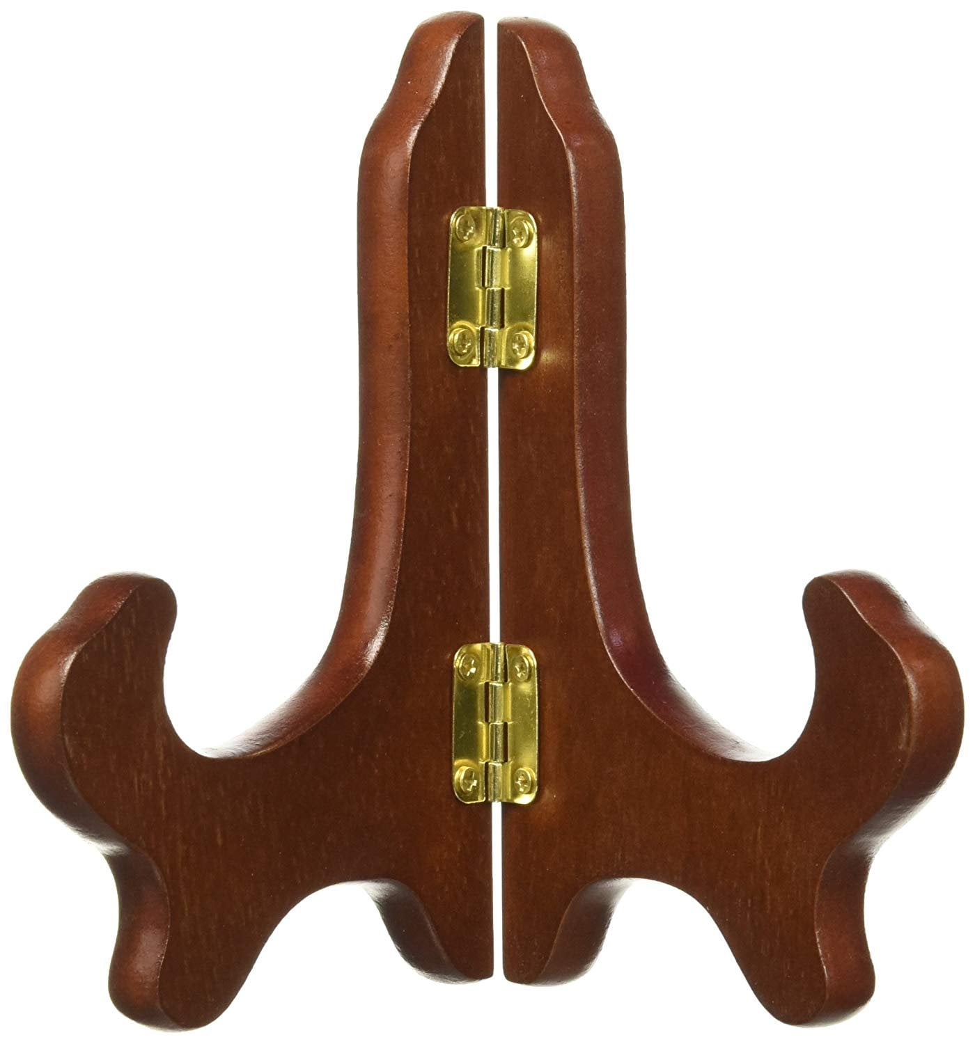TRIPAR 23-1207 5.25 Inch Walnut Wood Plate Stand - Walmart.com