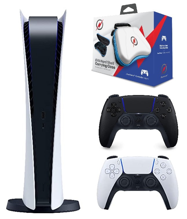 PlayStation 5 Digital Edition with PS5 Midnight Black DualSense ...
