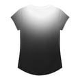Boys & Girls Workout Quick Dry T-Shirt Short Sleeve Crew Neck Gradient ...