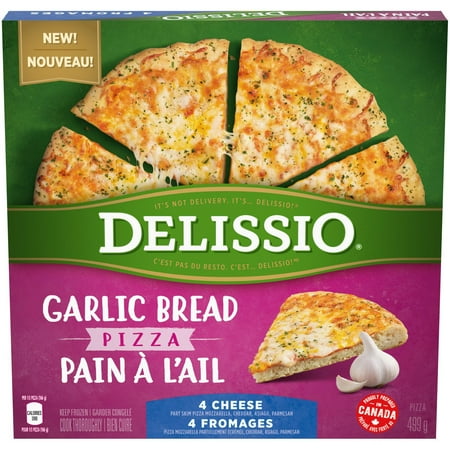 DELISSIO Garlic Bread Pizza 4 Cheese 499 g | Walmart Canada