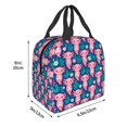 Axolotl Lunch Bag Cute Pink Axolotl Insulated Lunch Box For Women Men ...