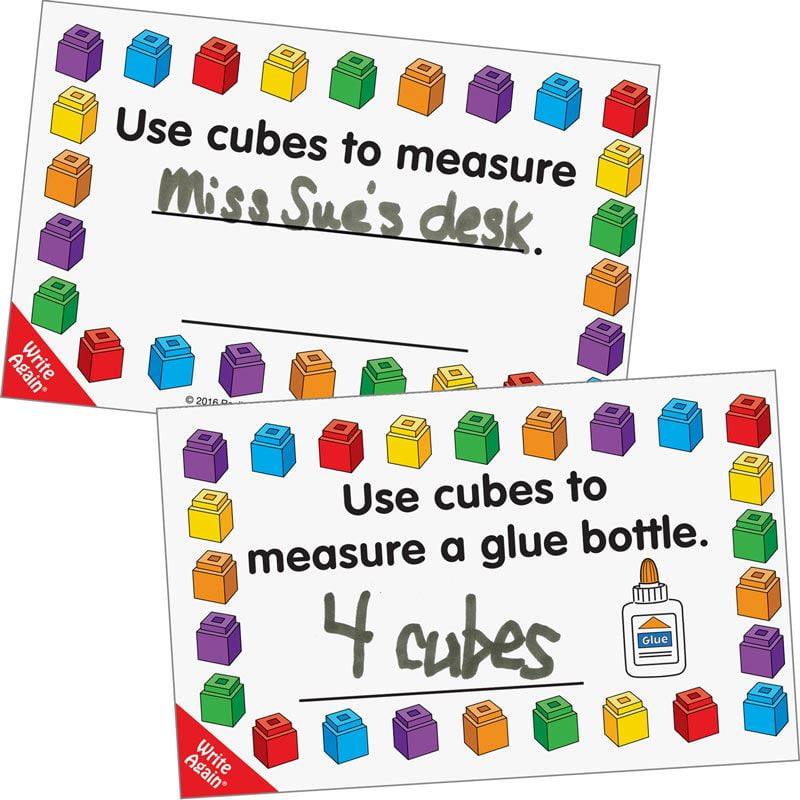 Measuring With Cubes™ - Classroom Objects Cards Set - Walmart.com