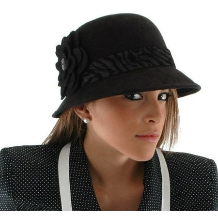 Elope Womens Black Cloche Hat | Walmart Canada