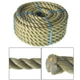 LABLT 3/4" x 50' Twisted 3 Strand Polypropylene Synthetic Rope ...