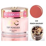 DND DC Pinks DIP POWDER for Nails 1.6oz, 45g, Daisy Dipping (with bonus side Glitter) Made in ...