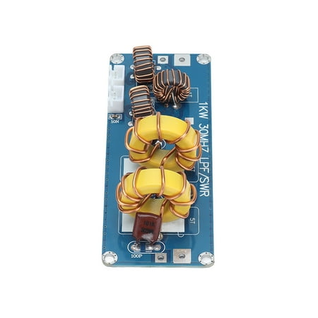 Filtering Board, Double Sided PCB 1KW 30MHZ Low Pass Filter Module ...